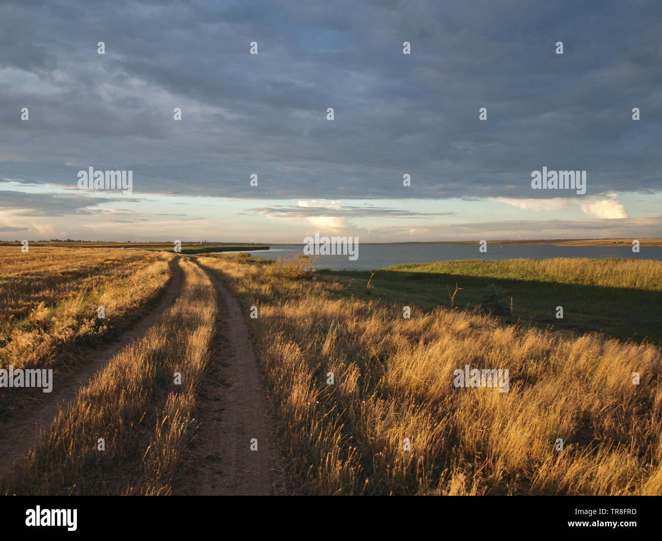Countryside road in the Odessa Region, Ukraine Stock Photo - Alamy