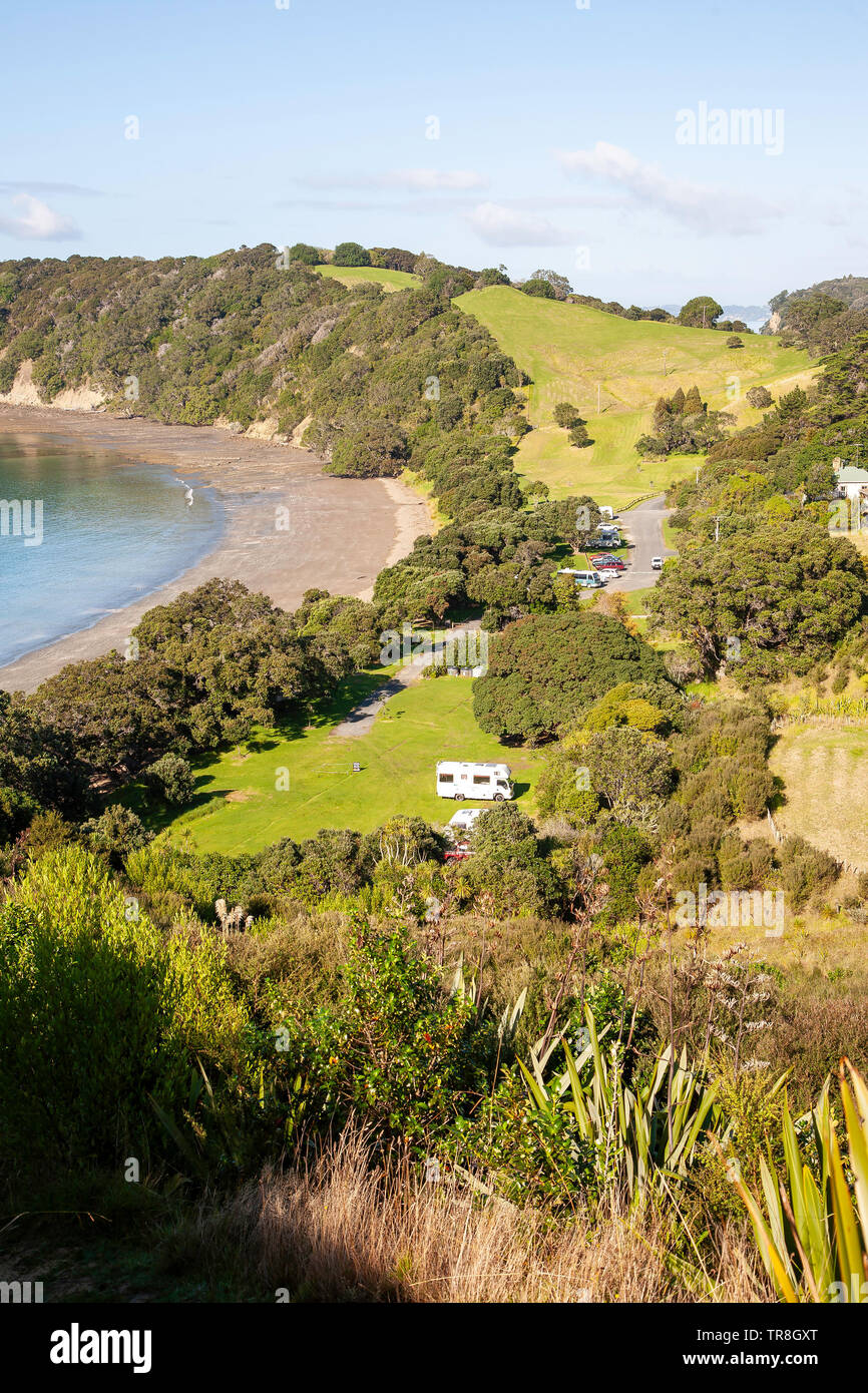 Recreation and camping at sulivans bay mahurangi reginal park north of ...
