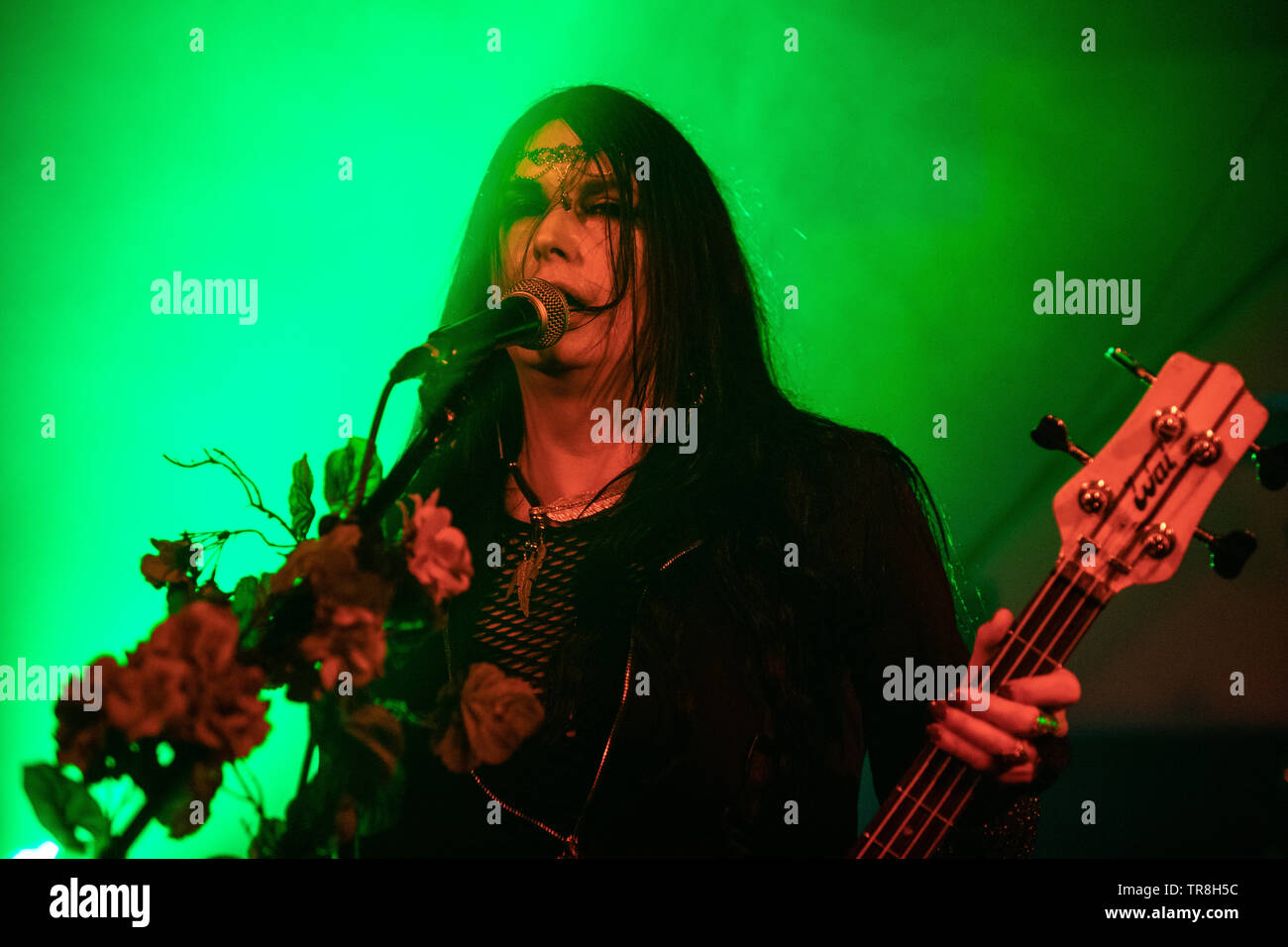 Zagreb, Croatia – may 30. 2019. Concert of cult Gothic rock band ...