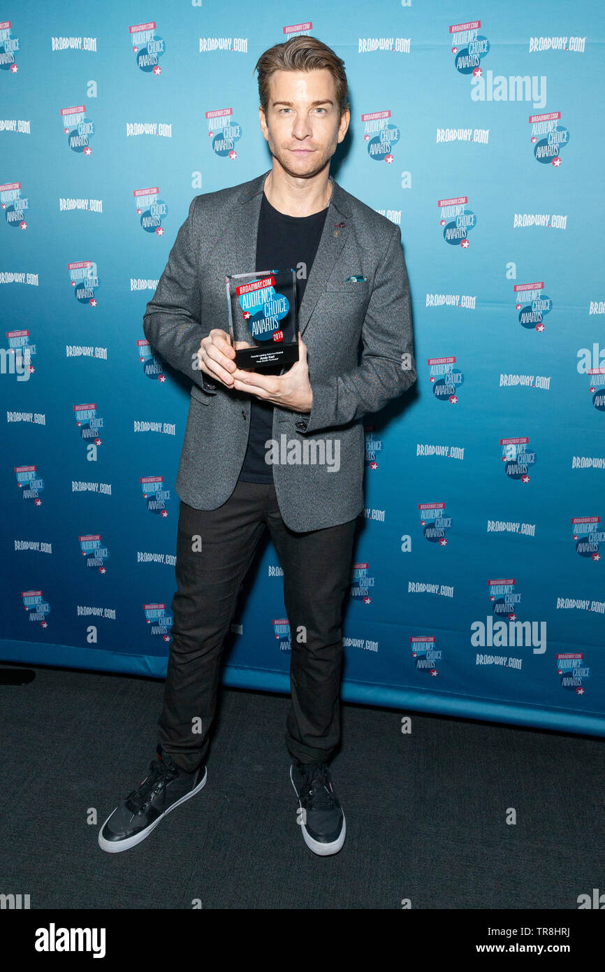 New York, NY - May 30, 2019: Andy Karl attends Broadway.com Audience ...