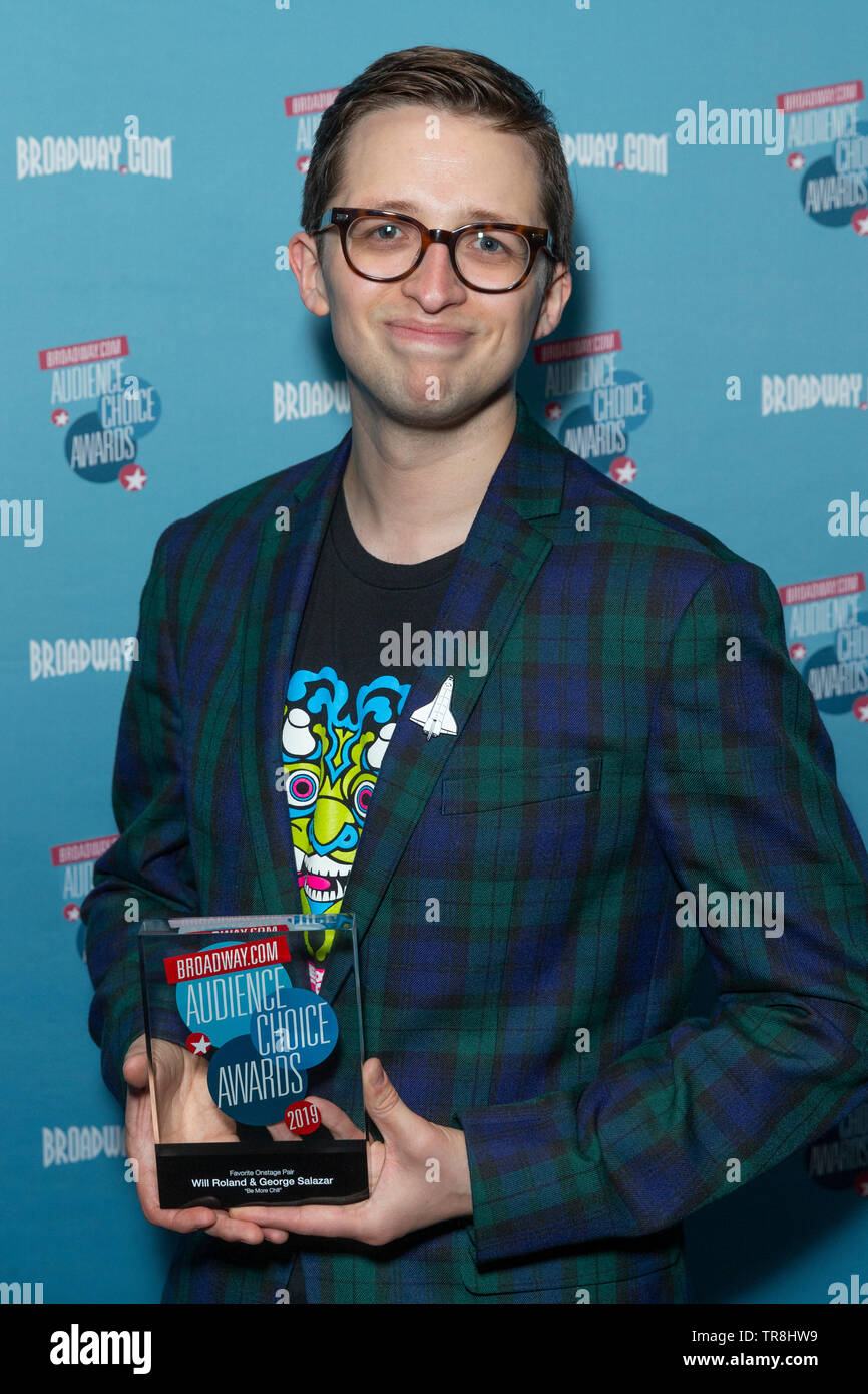 New York, NY - May 30, 2019: Will Roland attends Broadway.com Audience ...