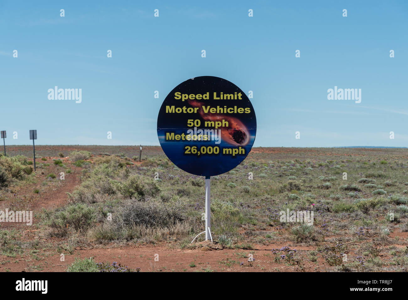 Funny road sign arizona hi-res stock photography and images - Alamy
