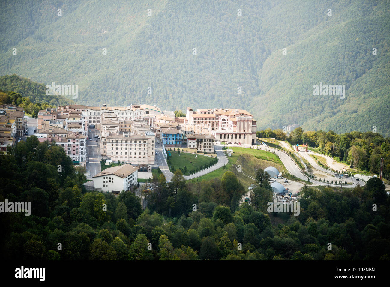 Panorama mountain town gorky gorod hi-res stock photography and images ...