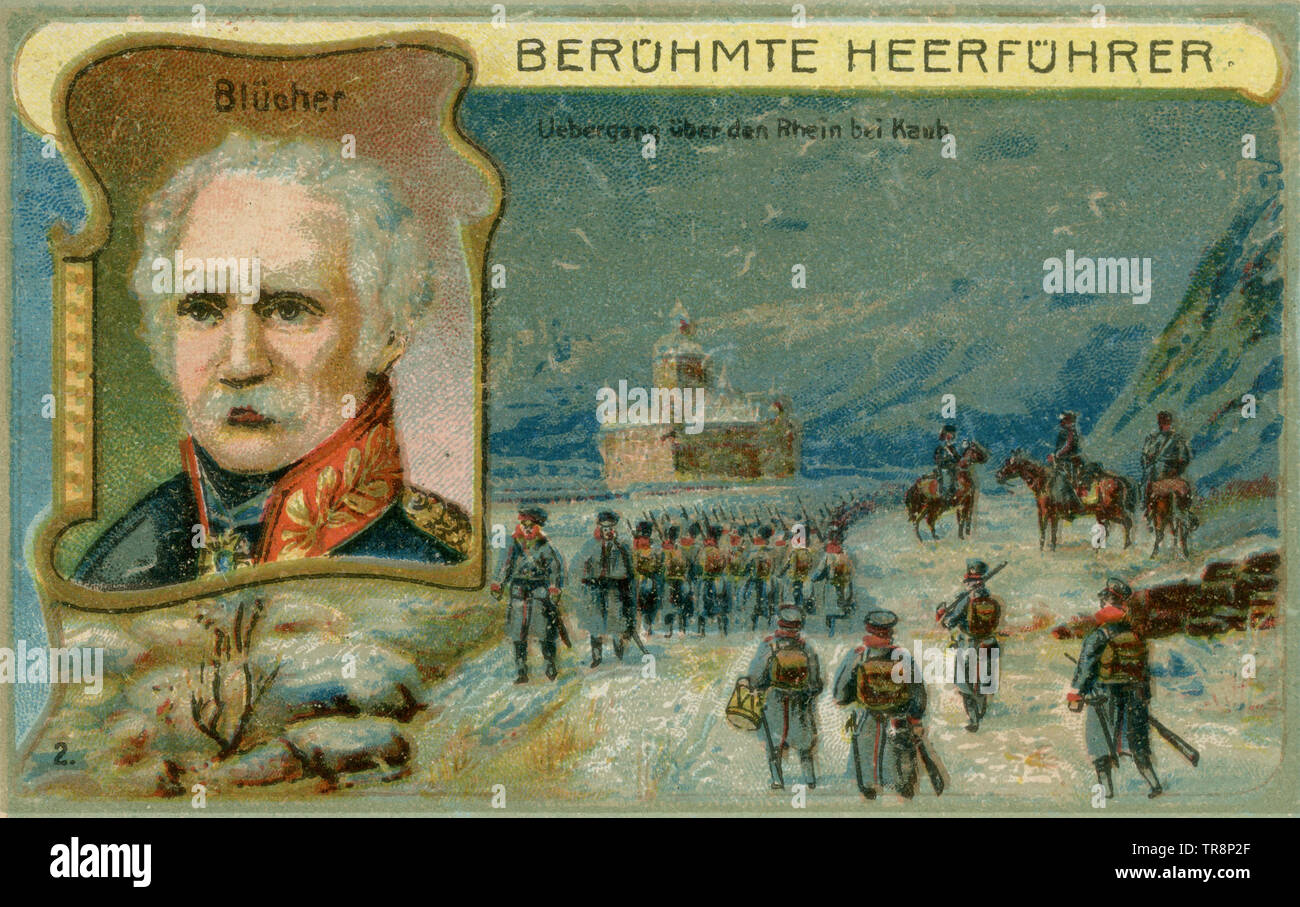 Field marshal gebhard leberecht von blucher hi-res stock photography ...