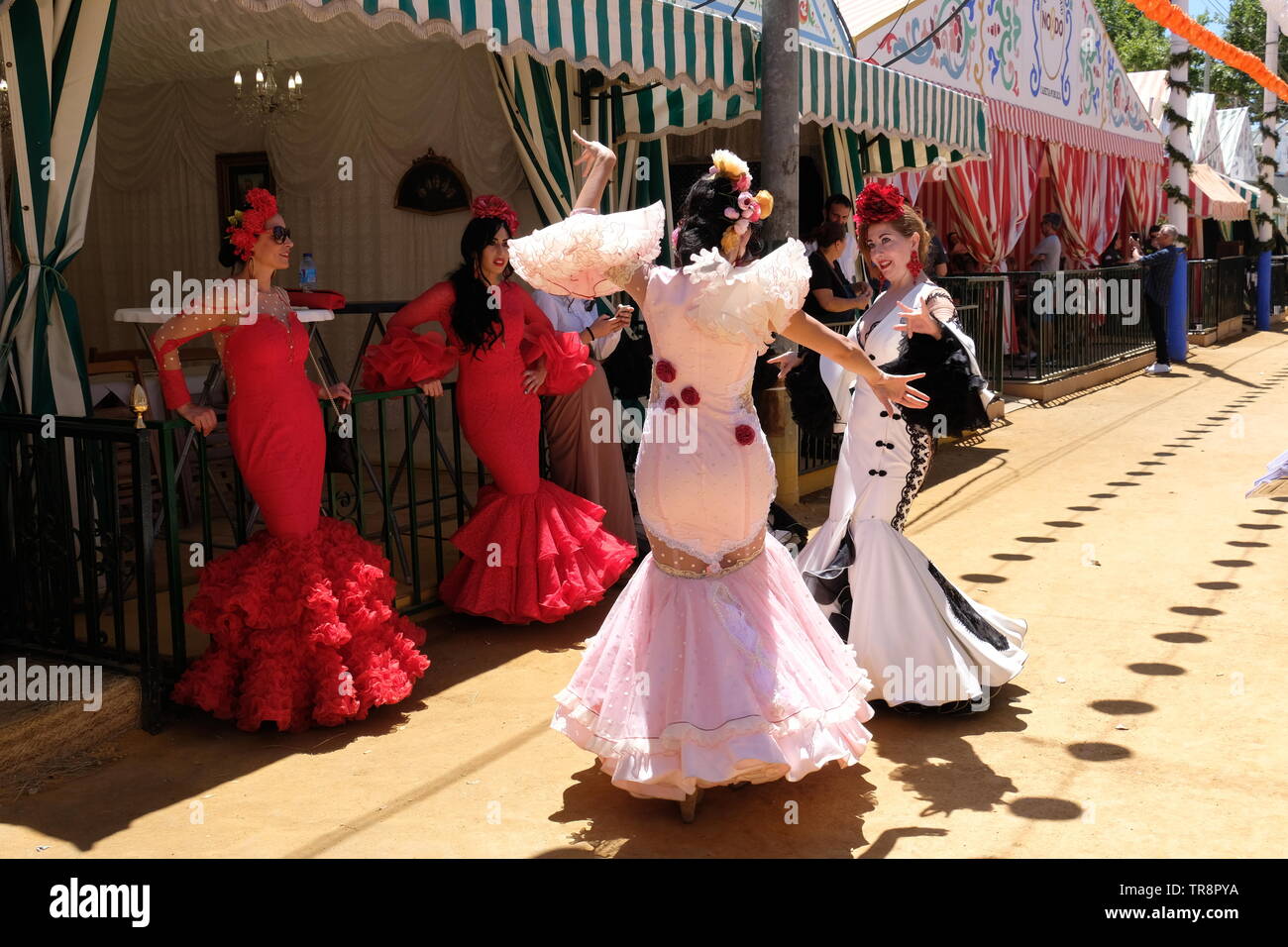 Seville Fair, Feria de Abril Stock Photo - Alamy