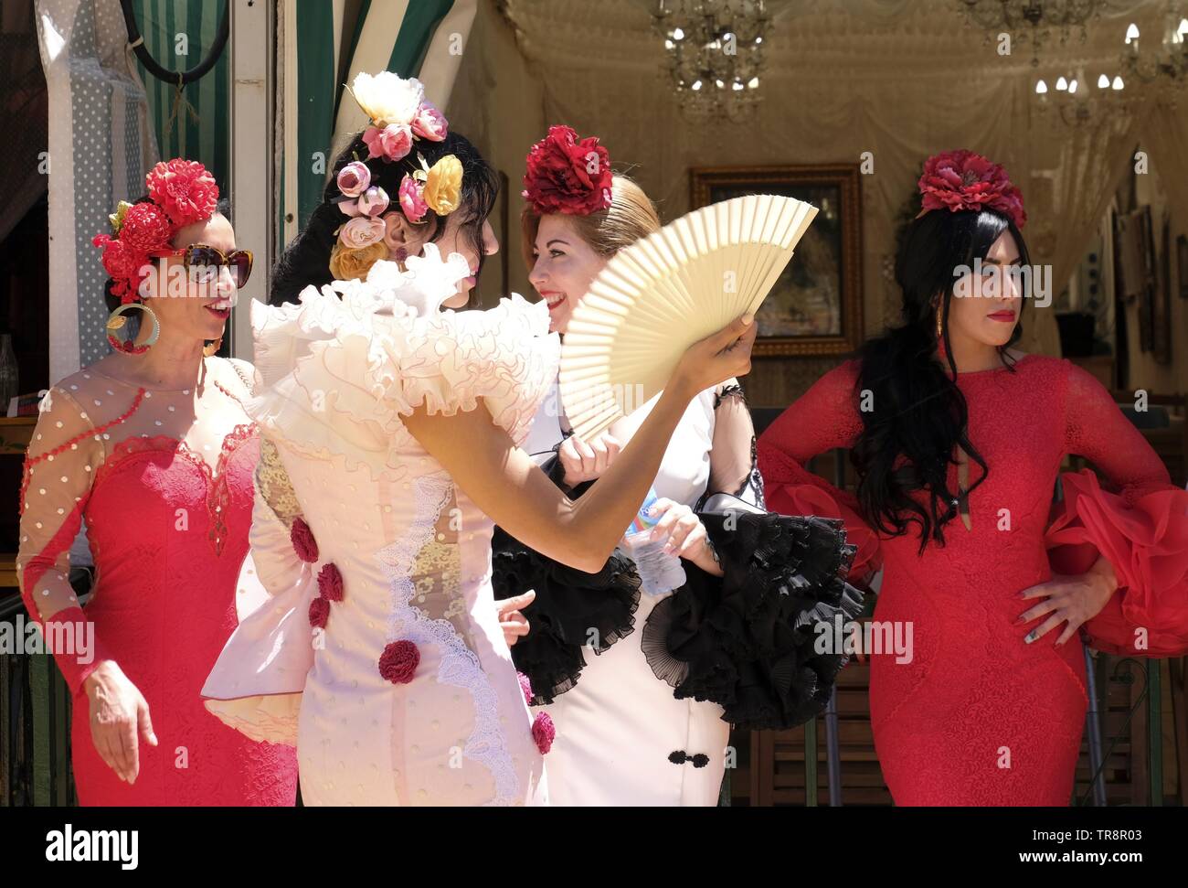 Seville Fair, Feria de Abril Stock Photo - Alamy