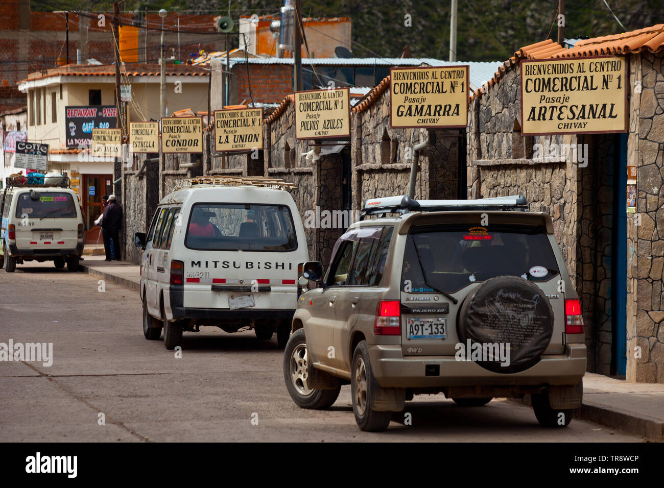 Commute station at Chivay,Peru Stock Photo - Alamy