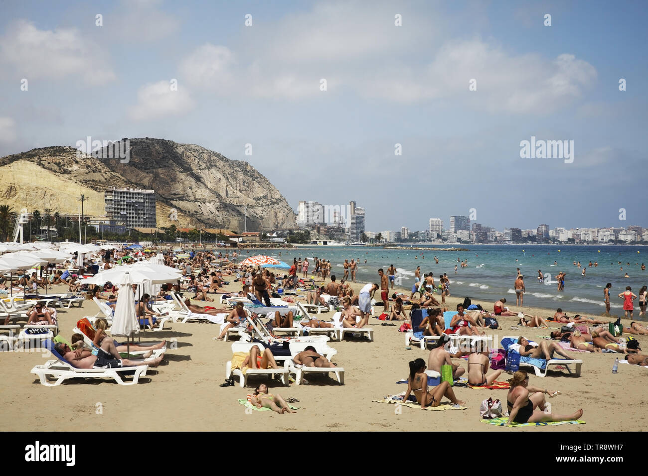 Beach in Alicante. Spain Stock Photo - Alamy