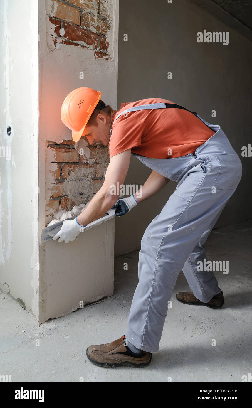 Working plaster hand master hi-res stock photography and images - Alamy