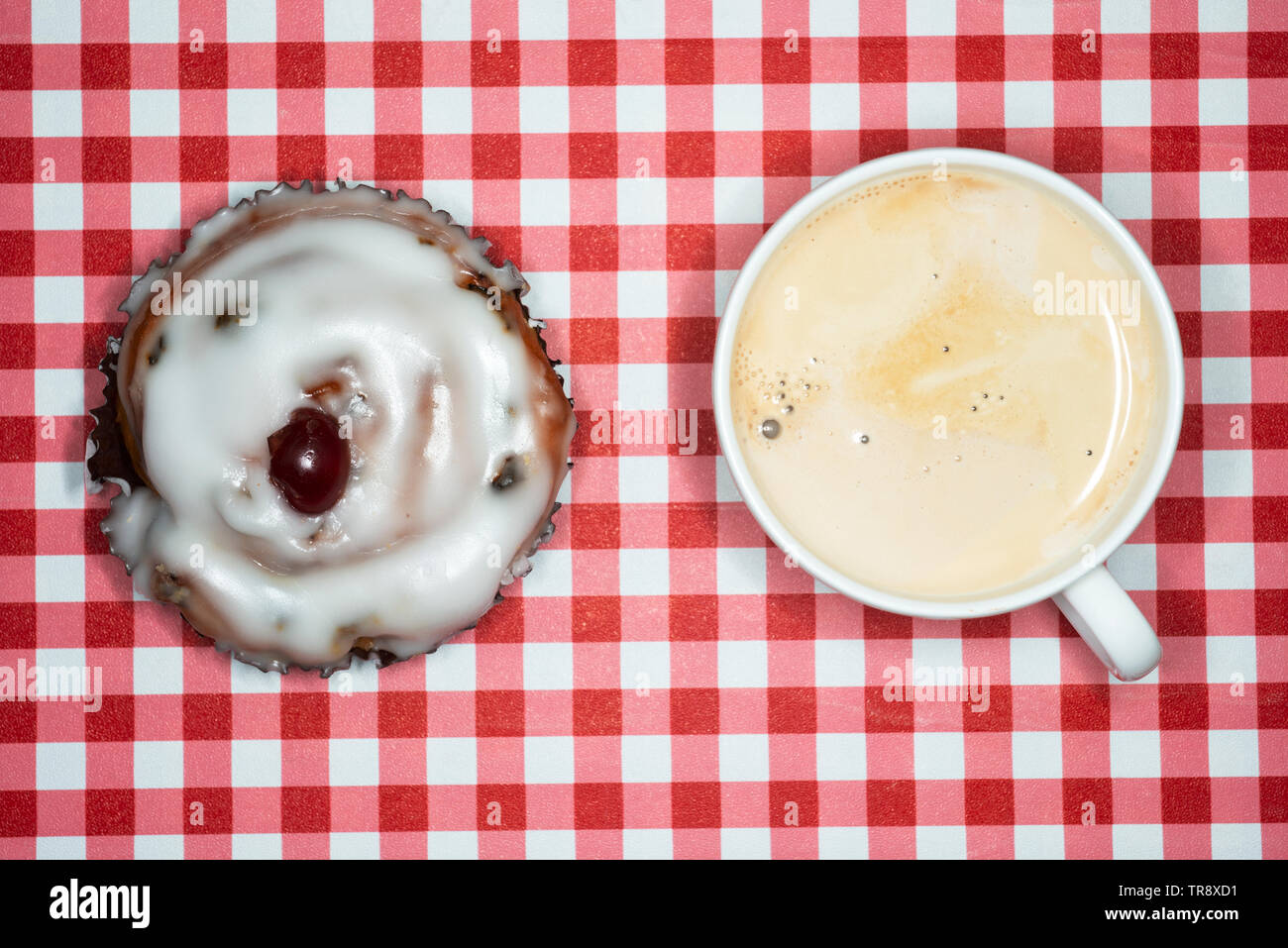Belgium iced bun Stock Photo - Alamy