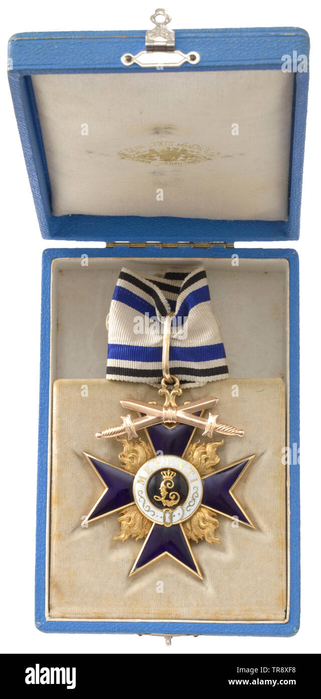 Military merit order a 2nd class set wit 20th century hi-res stock ...