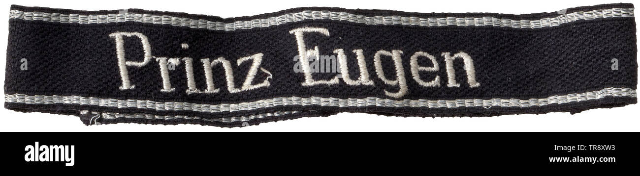 A cuff title of the 7th SS-Division "Prinz Eugen" for enlisted men ...