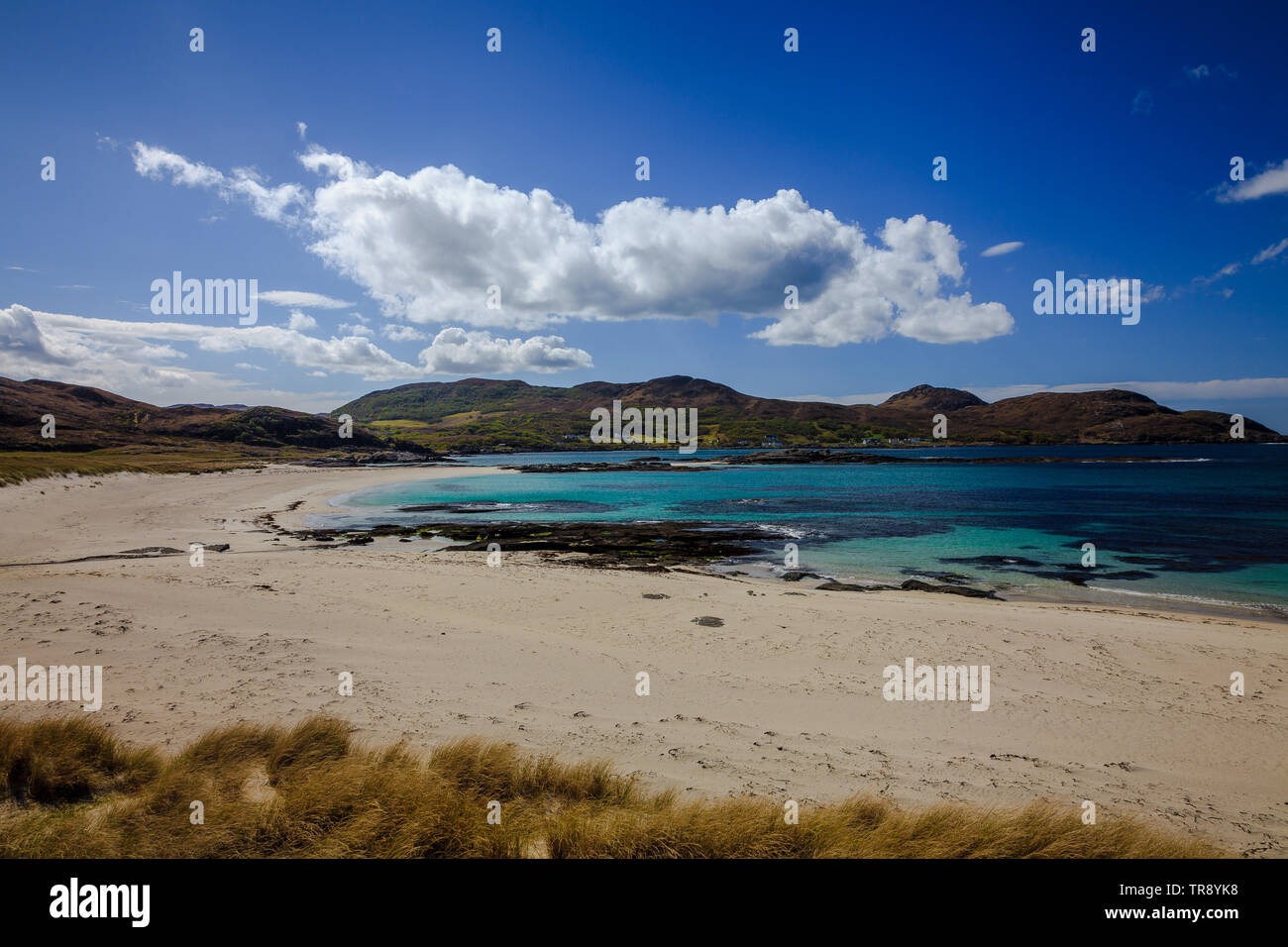 Sanna bay and beach Ardnamurchan peninsula scottish highlands uk Stock ...