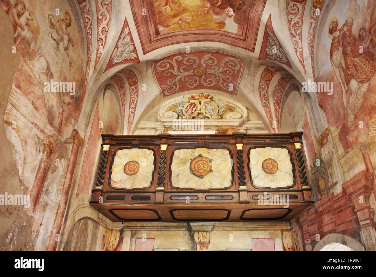 Bled Castle (Blejski grad) in Bled. Slovenia Stock Photo - Alamy