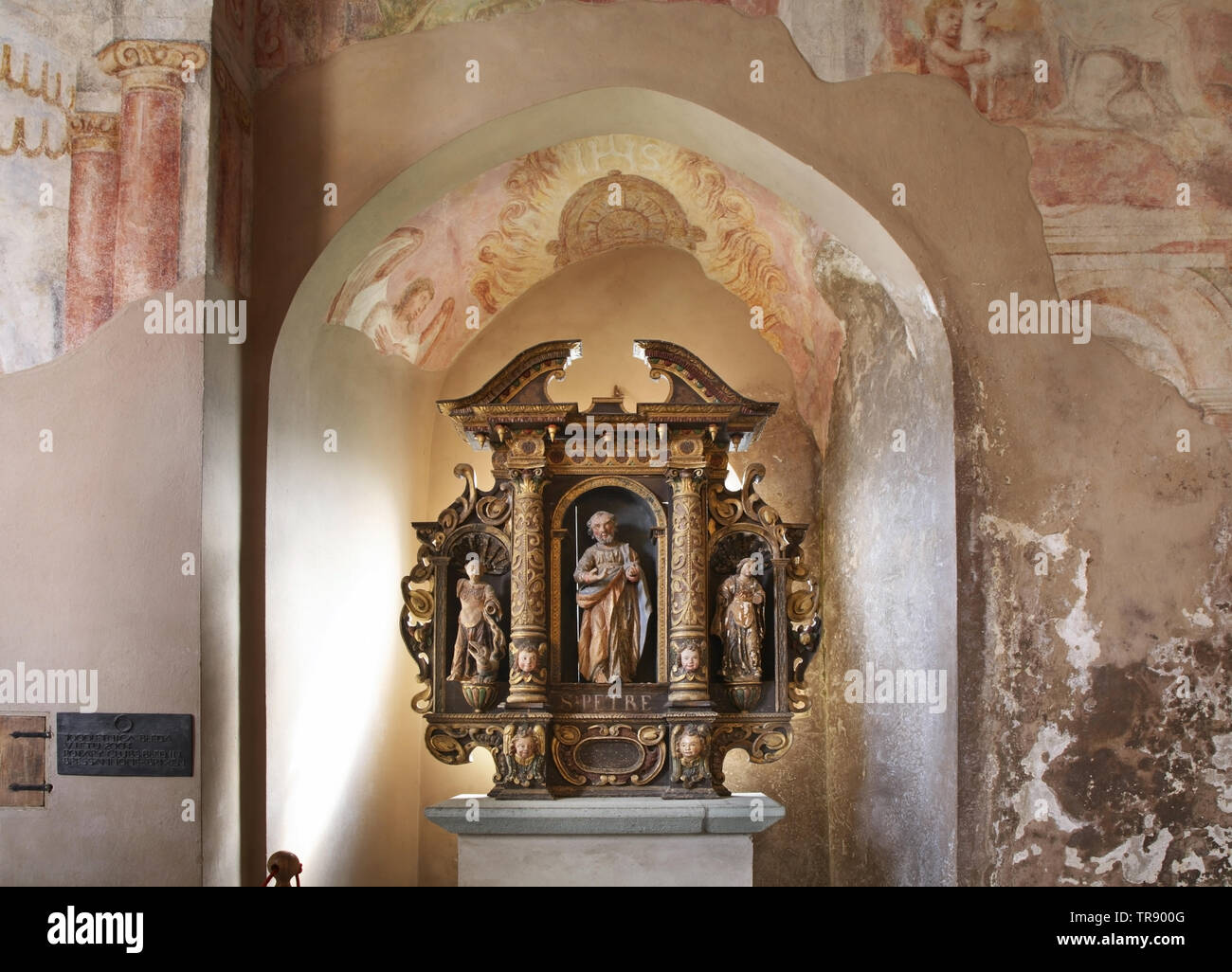 Bled Castle (Blejski grad) in Bled. Slovenia Stock Photo - Alamy