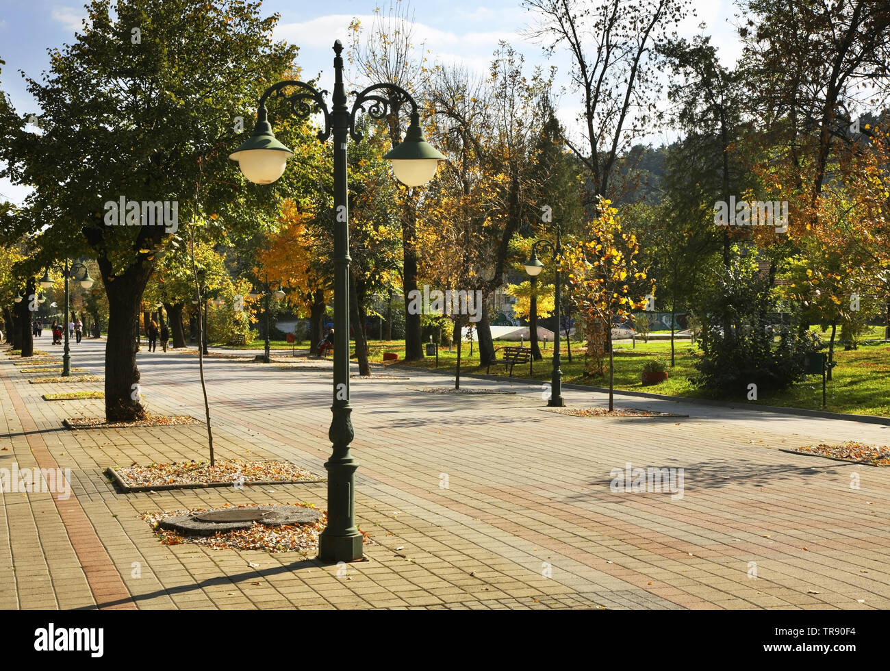Park in Bitola. Macedonia Stock Photo - Alamy