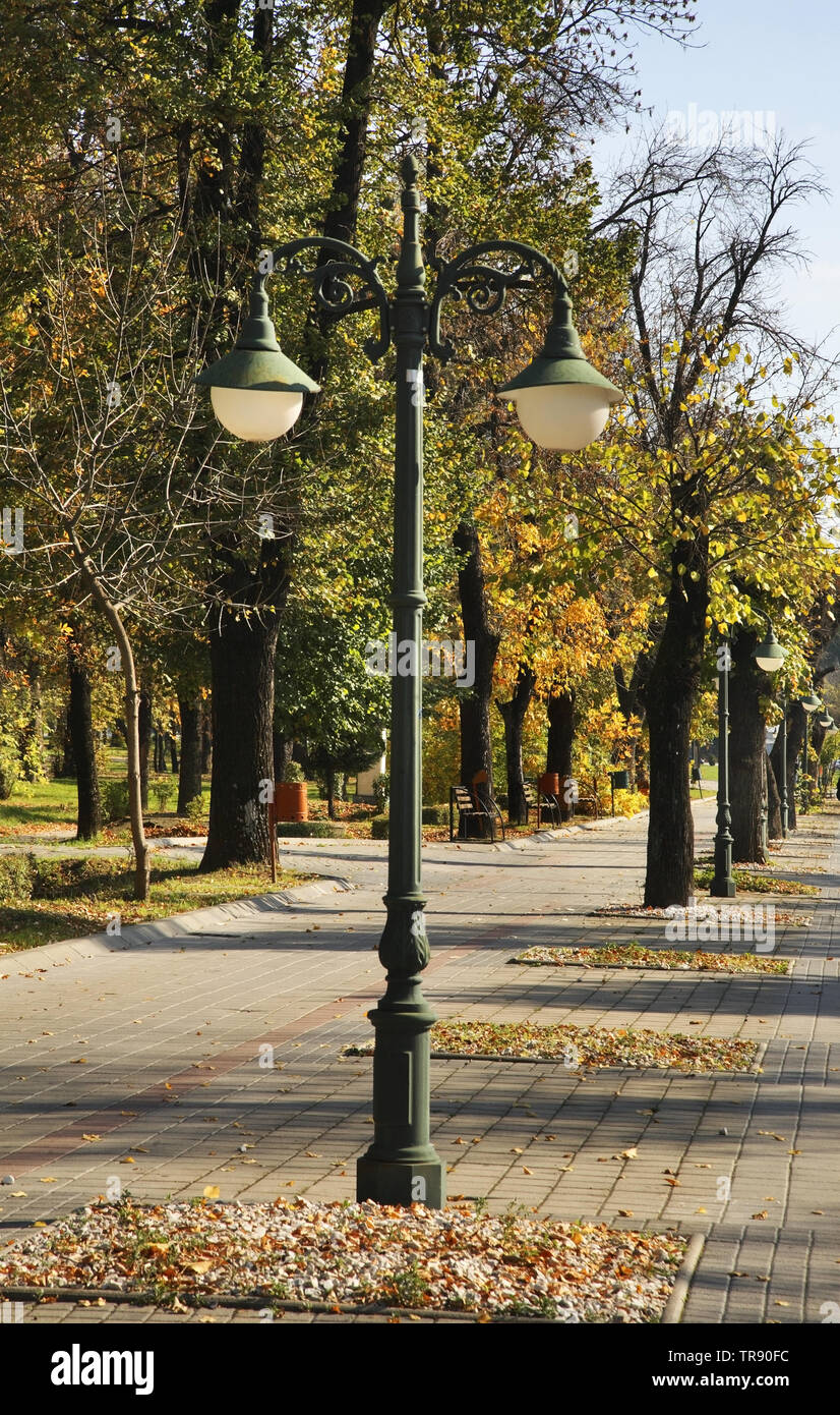Park in Bitola. Macedonia Stock Photo - Alamy