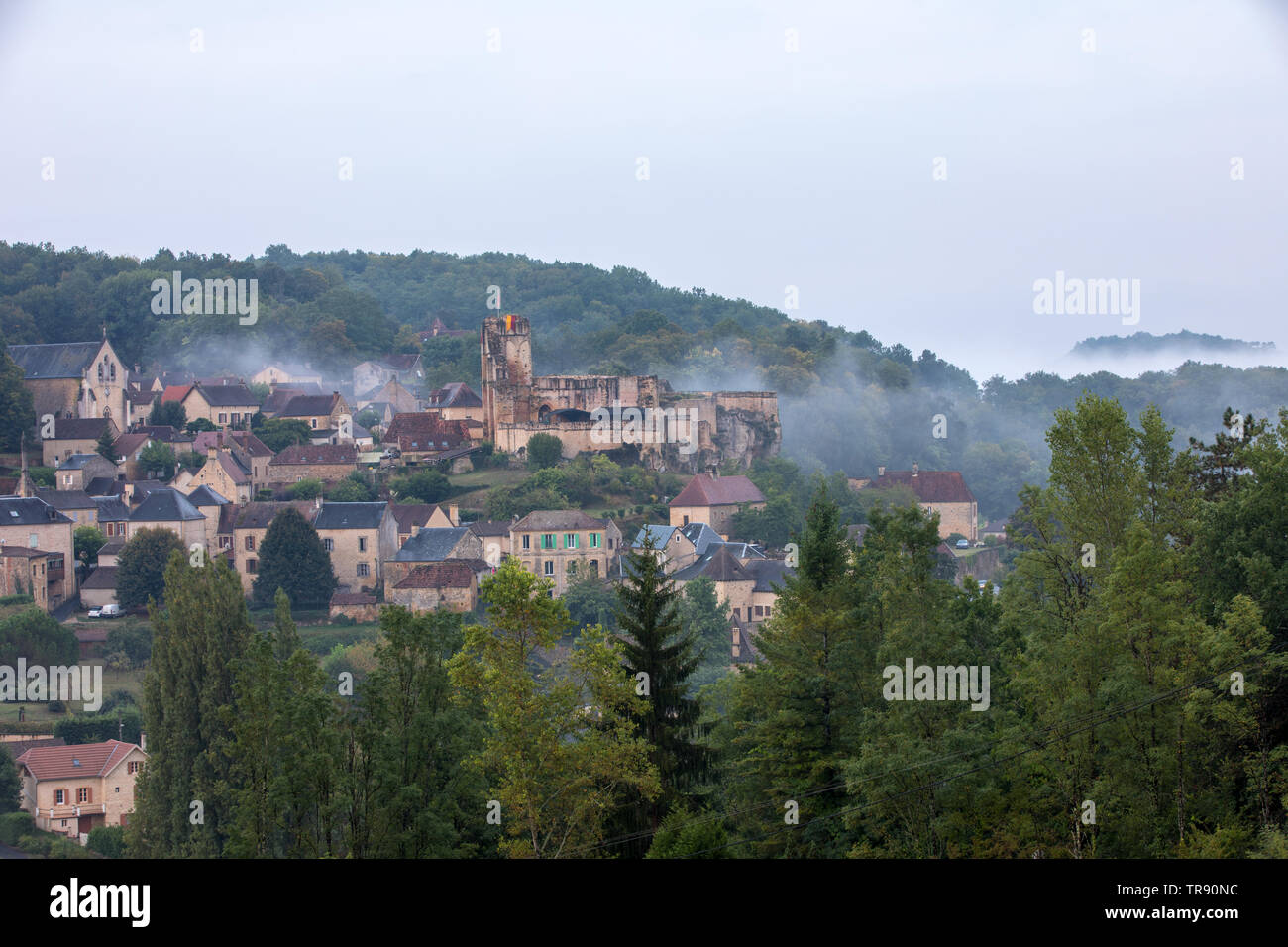 The Village of Carlux in Dordogne valley, Aquitaine, France Stock Photo ...