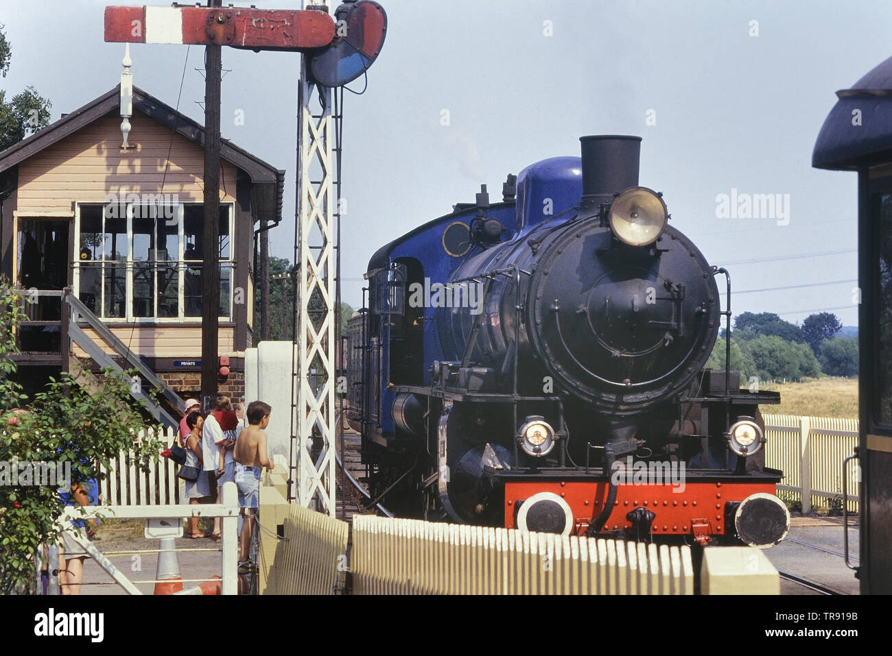 Swedish 4-6-0 Class B No. 101A steam engine, Nene Valley Railway ...