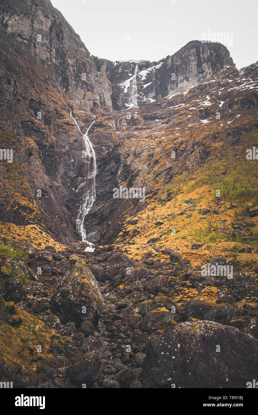 One of the highest waterfalls in Norway, Mardalsfossen and its ...