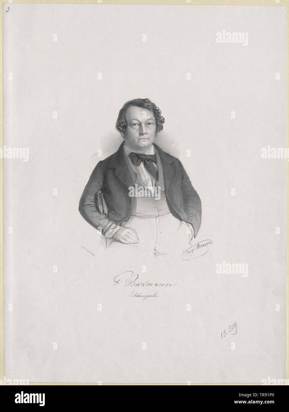 Beckmann, Frederick, actor (comedian, the "Eckensteher Nante") Hofburg ...