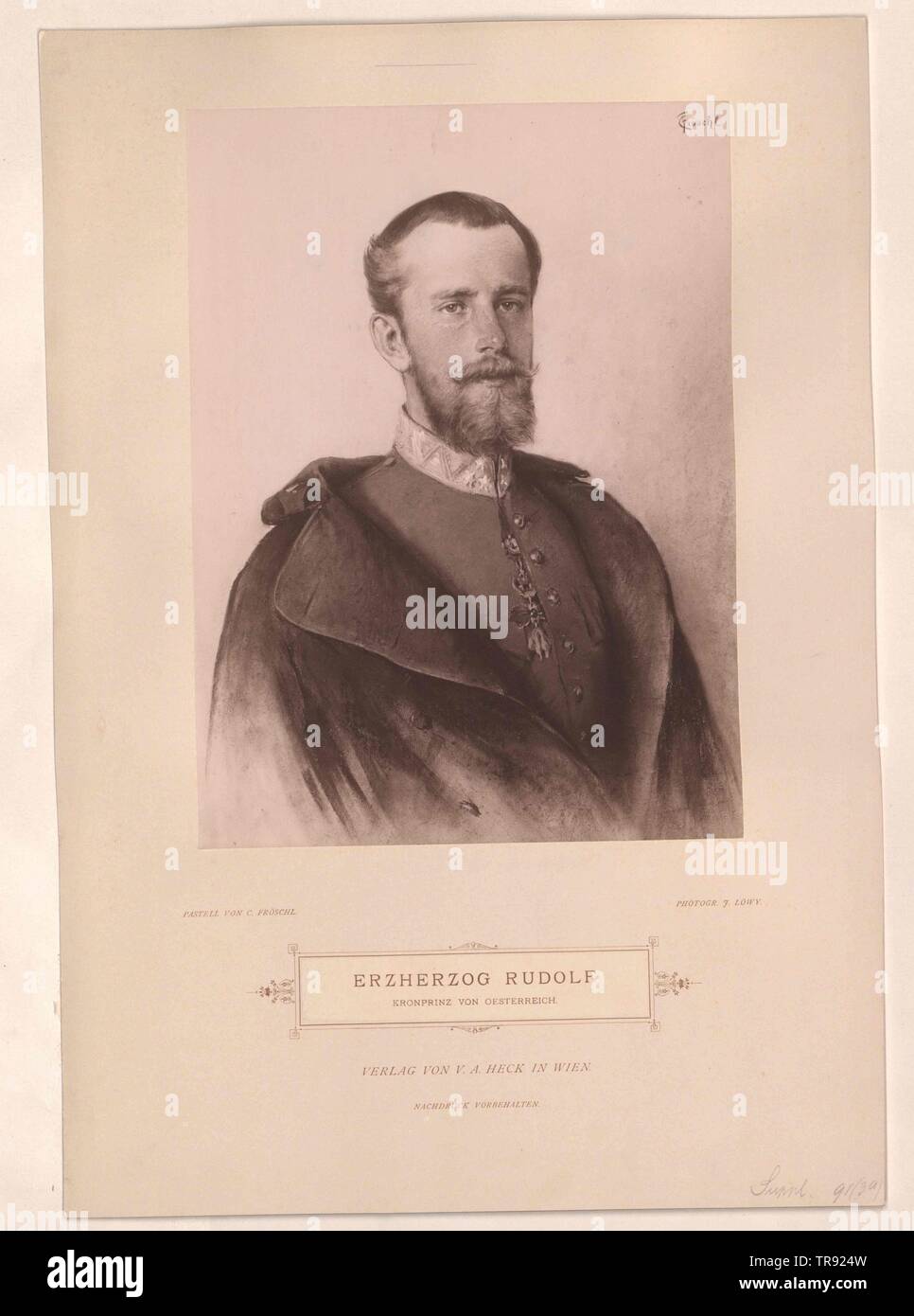 Archduke rudolf crown prince austria hi-res stock photography and ...
