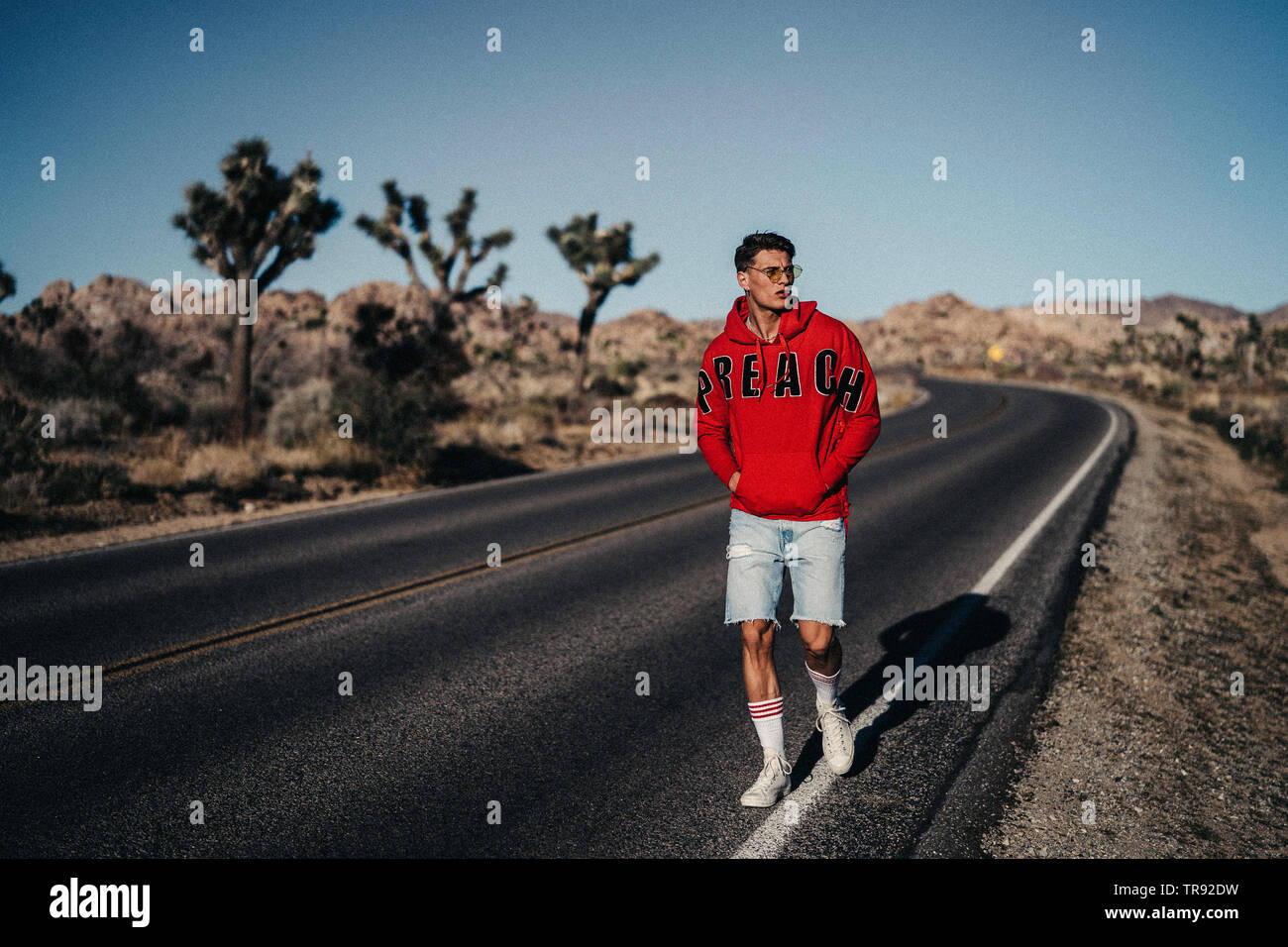 young Model Influencer fashion Stock Photo - Alamy