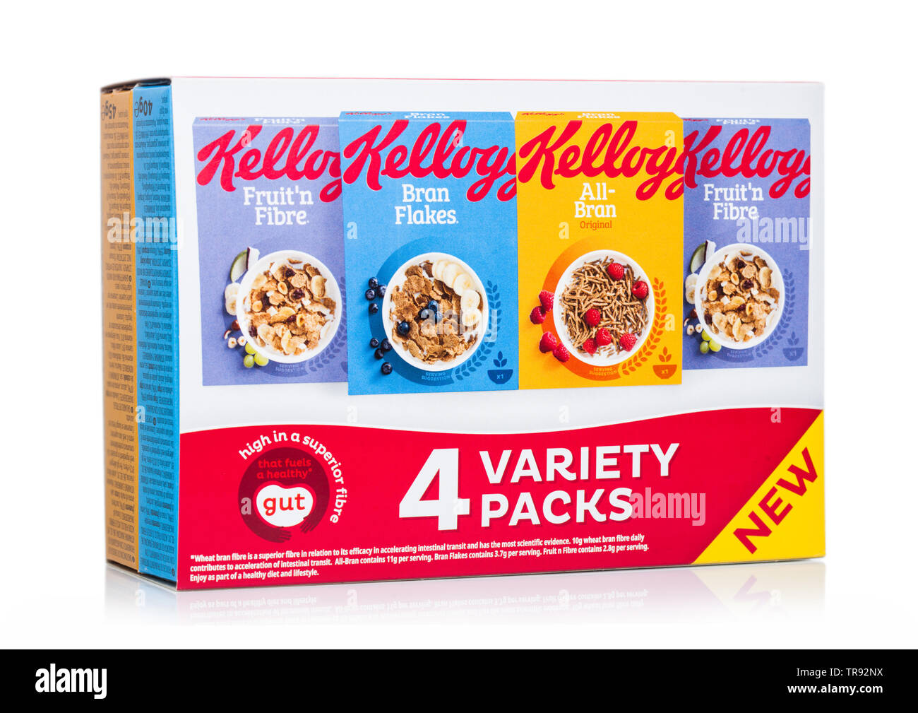 LONDON, UK - MAY 29, 2019: Multipack of Kellogg's flakes, new edition ...