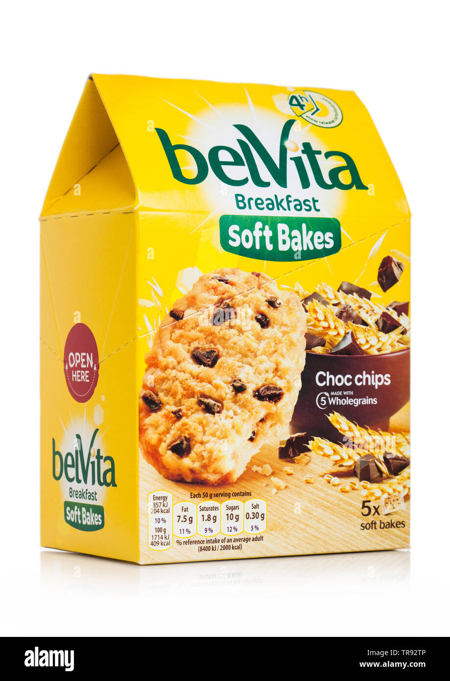LONDON, UK - MAY 29, 2019: Pack of Belvita Breakfast soft bakes cookies ...