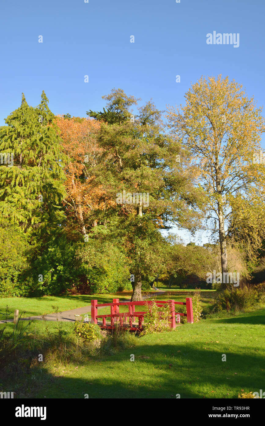 Bridge in bournemouth gardens hi-res stock photography and images - Alamy
