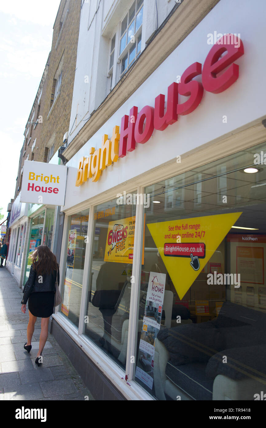 Bright house store hi-res stock photography and images - Alamy