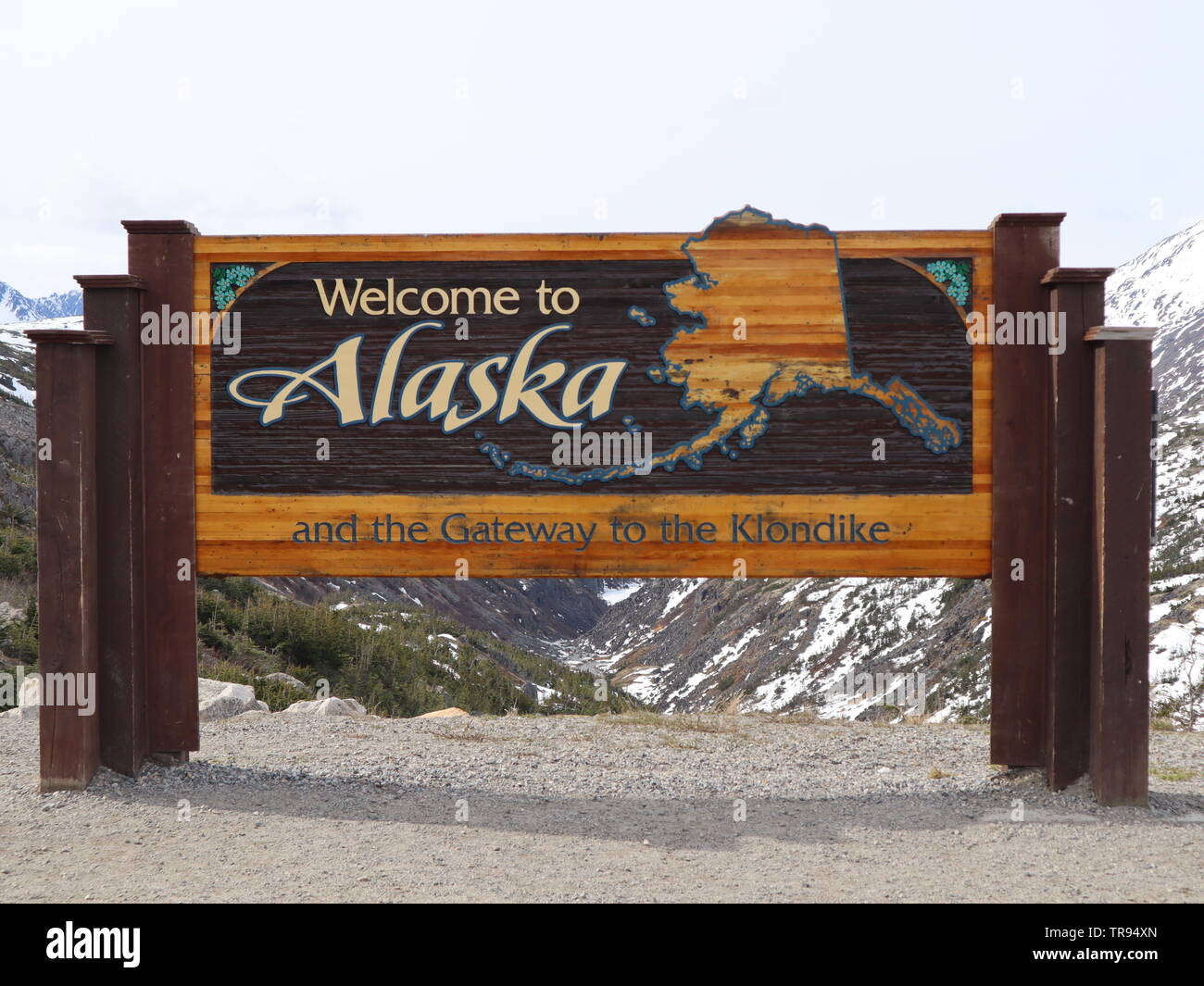 Welcome to skagway sign hi-res stock photography and images - Alamy