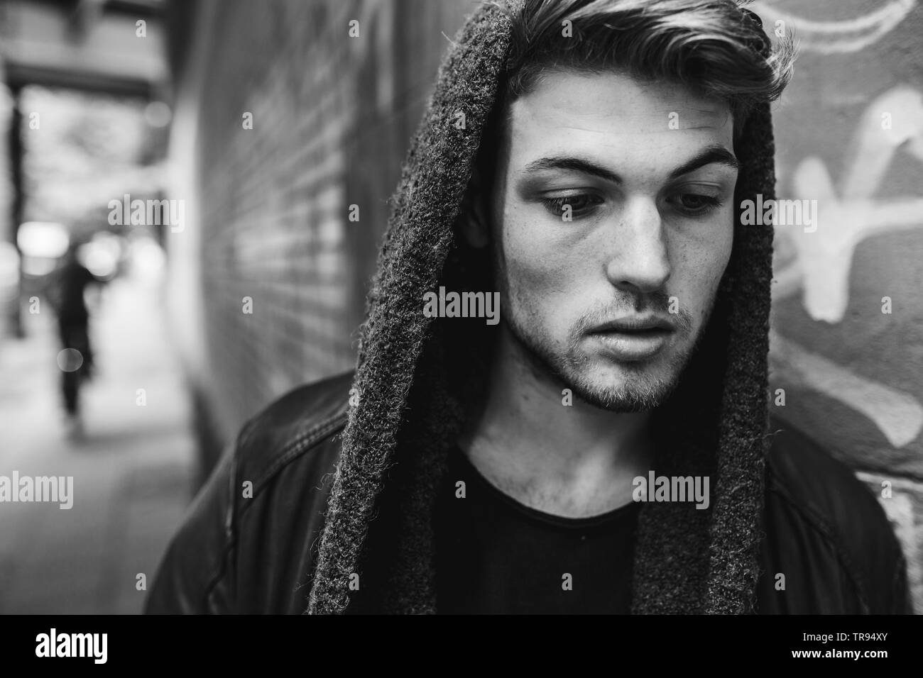 Influencer fashion Black and White Stock Photos & Images - Alamy