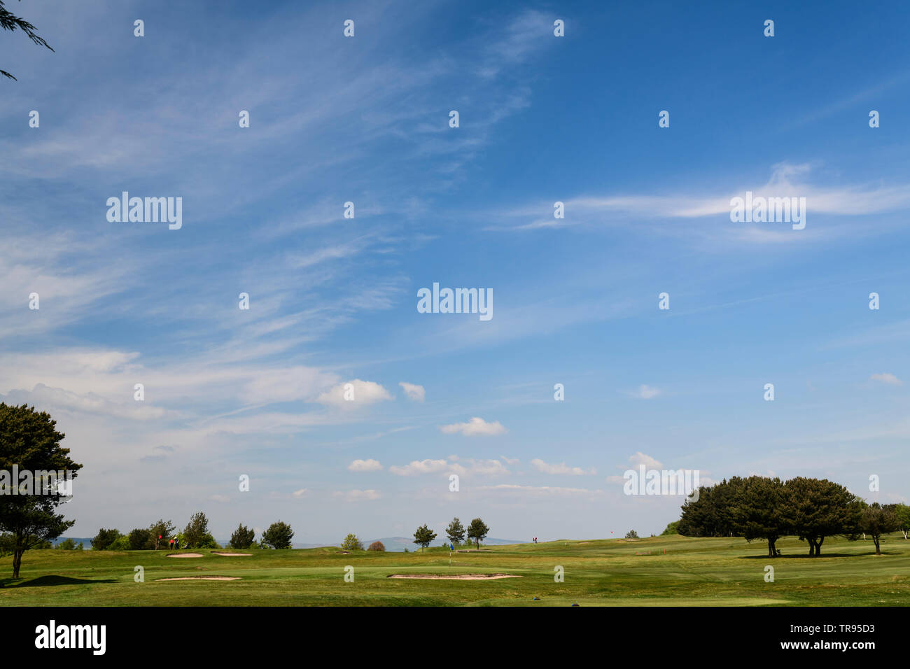 Blue golf range sign hi-res stock photography and images - Alamy