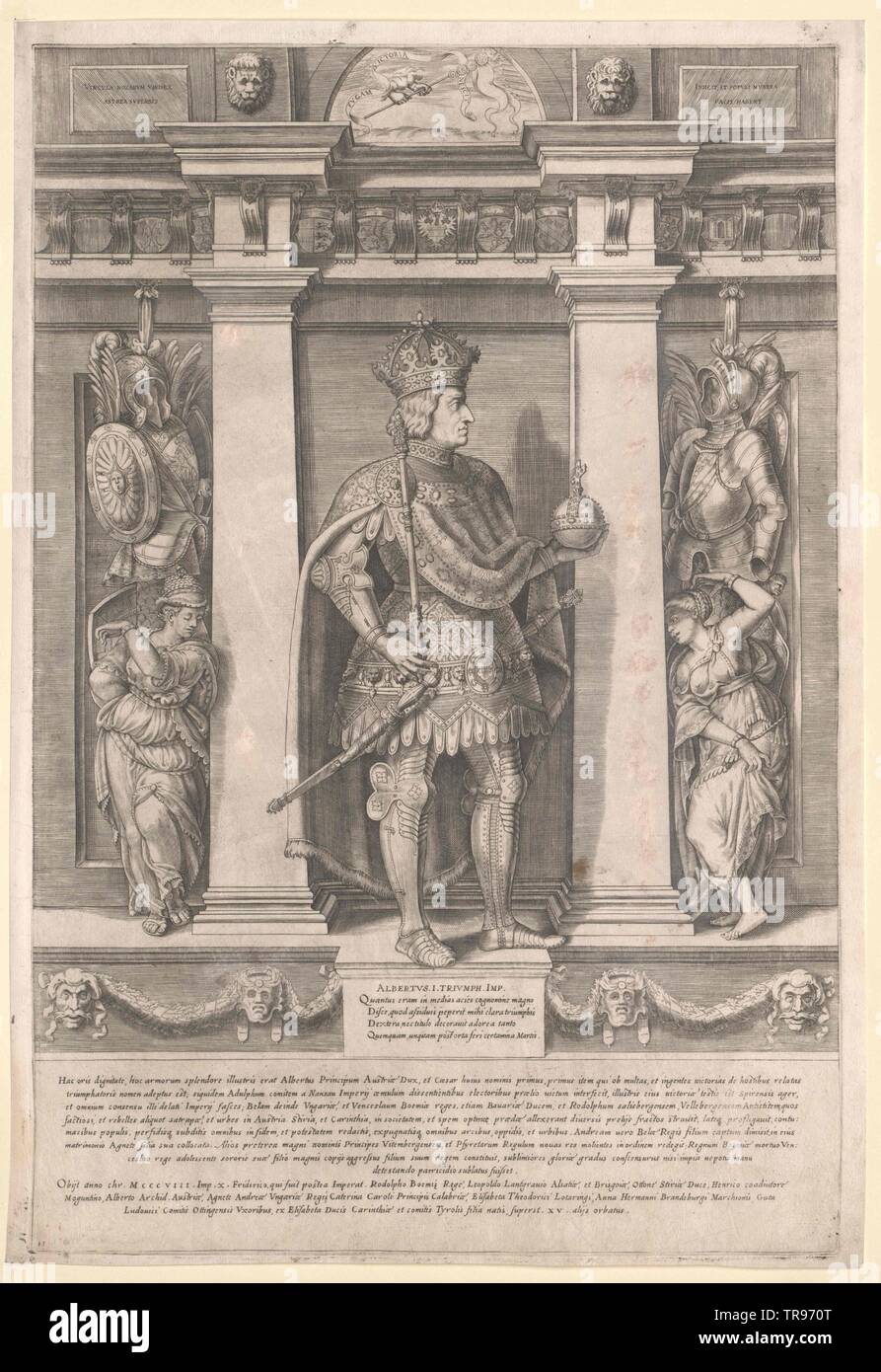 Albrecht I, German king, Duke of Austria and Styria 1282-1298, German ...