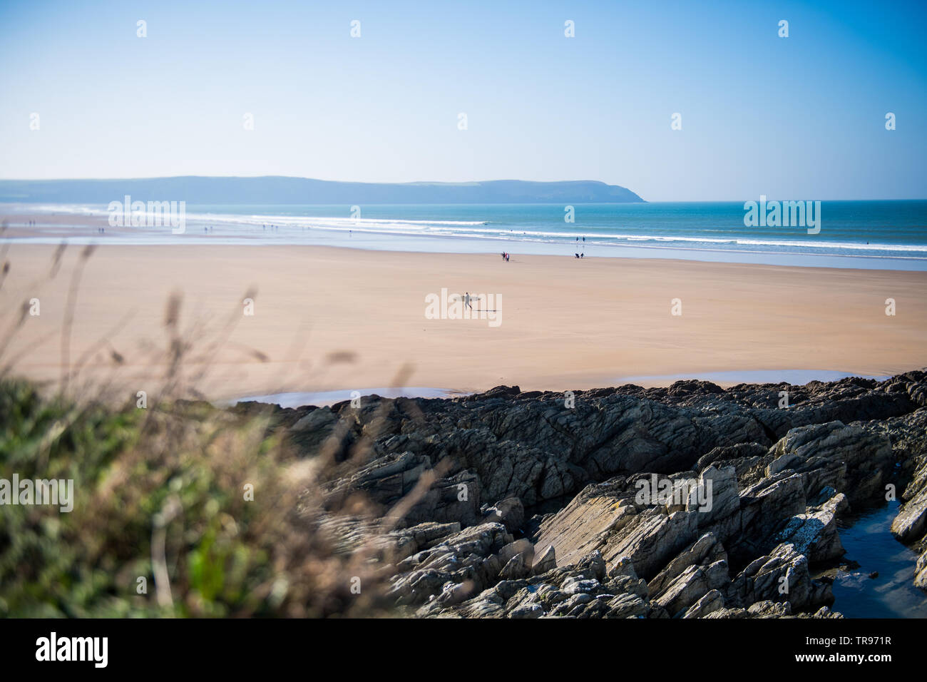 Woolacombe beach hi-res stock photography and images - Alamy