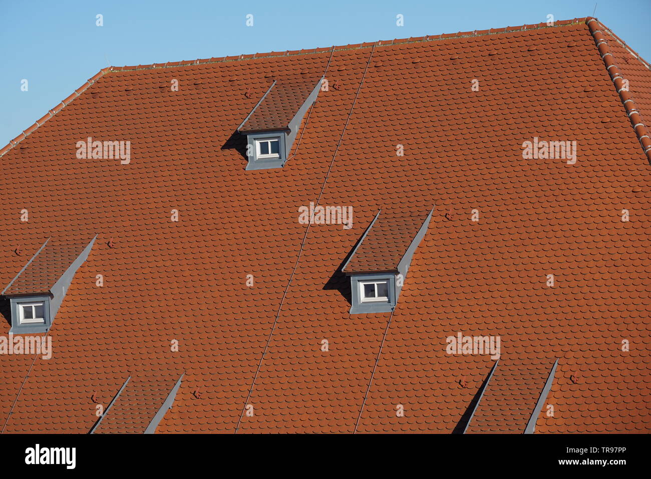 Beaver tails as roofing are very popular in bavaria especially on steep ...
