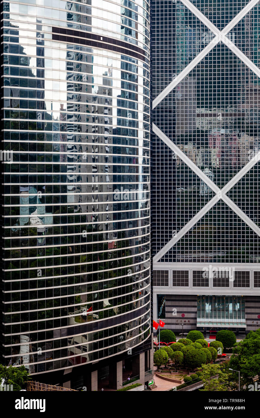 Modern Architecture, Hong kong Island, Hong Kong, China Stock Photo - Alamy