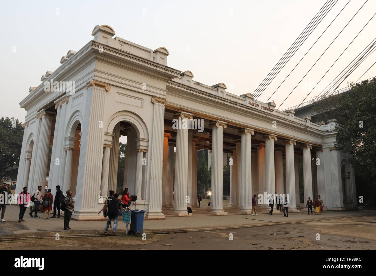 Kolkata, West Bengal, India - January 1,2019: People visiting Prinsep ...