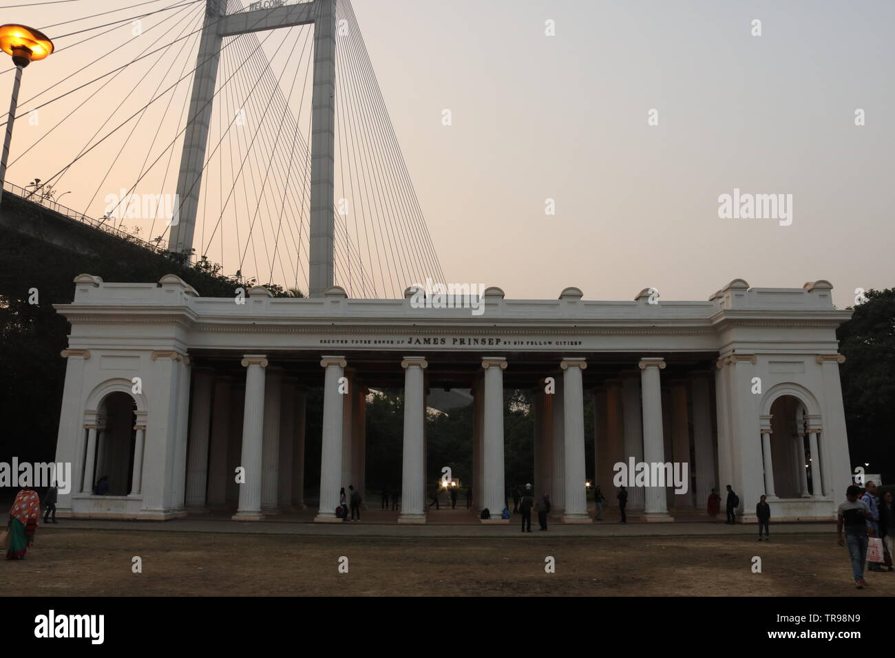 Kolkata, West Bengal, India - January 1,2019: People visiting Prinsep ...