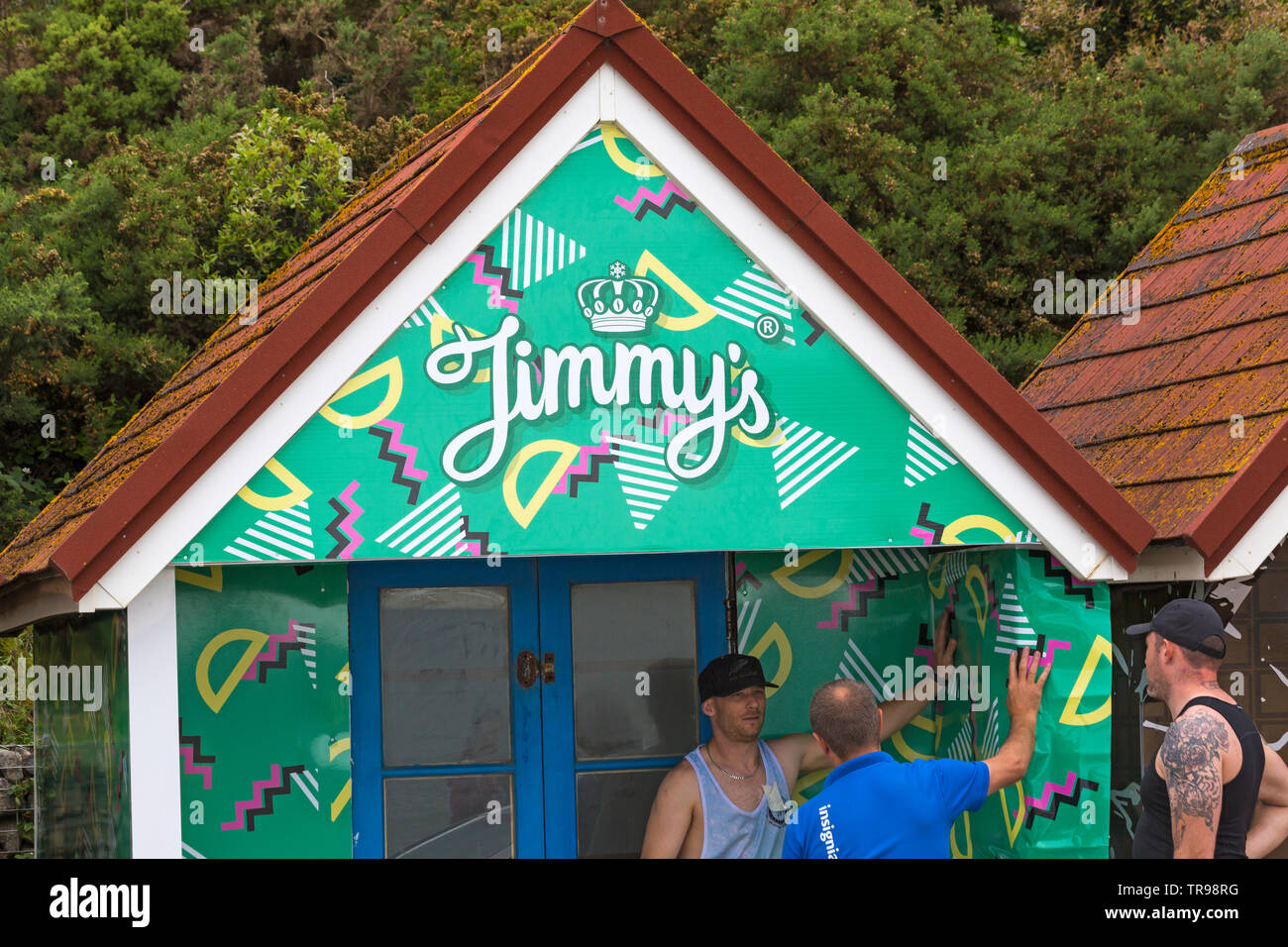 Beach huts get a new look - make-over for Jimmy's, Jimmy's Iced Coffee ...