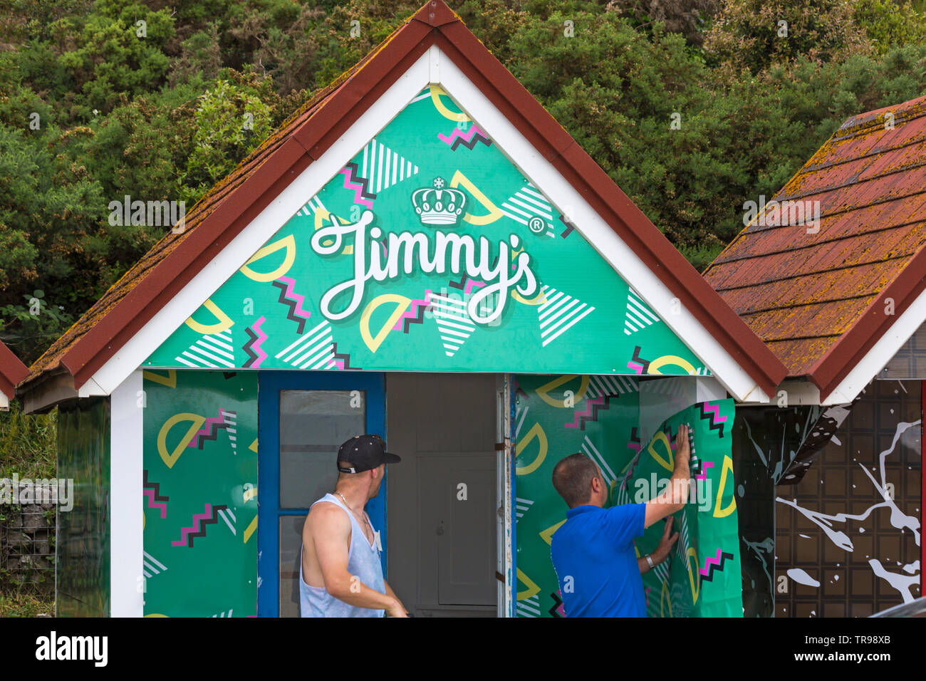 Beach huts get a new look - make-over for Jimmy's, Jimmy's Iced Coffee ...