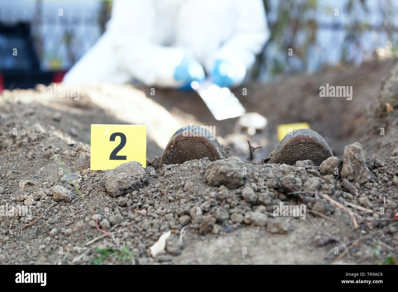 Exhumation body hi-res stock photography and images - Alamy