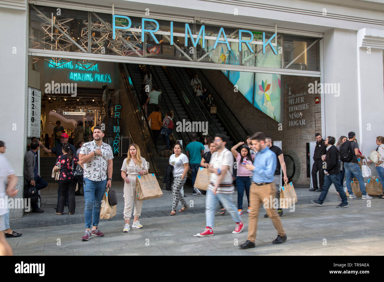 Primark Store; Gran Via Street; Madrid; Spain Stock Photo - Alamy