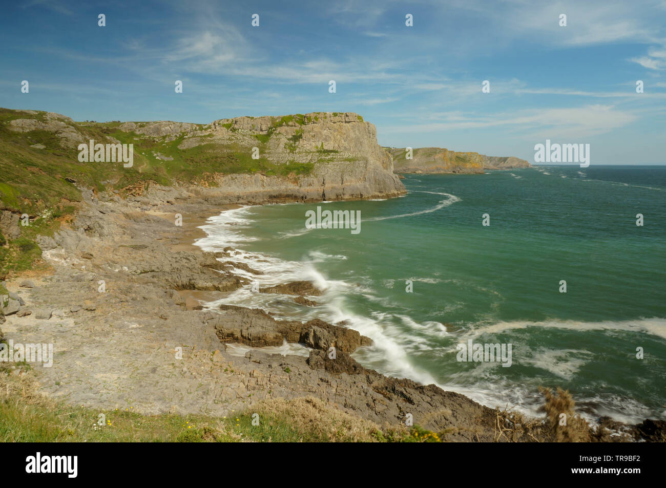 Beautiful sea bay blue hi-res stock photography and images - Alamy