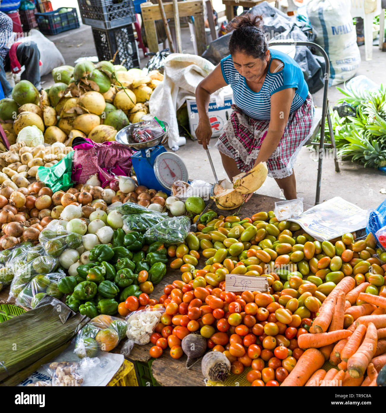 Woman selling large assortment hi-res stock photography and images - Alamy