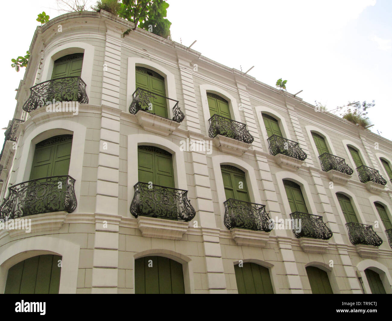 Caracas,Venezuela.Old buildings in the center of the city of Caracas ...