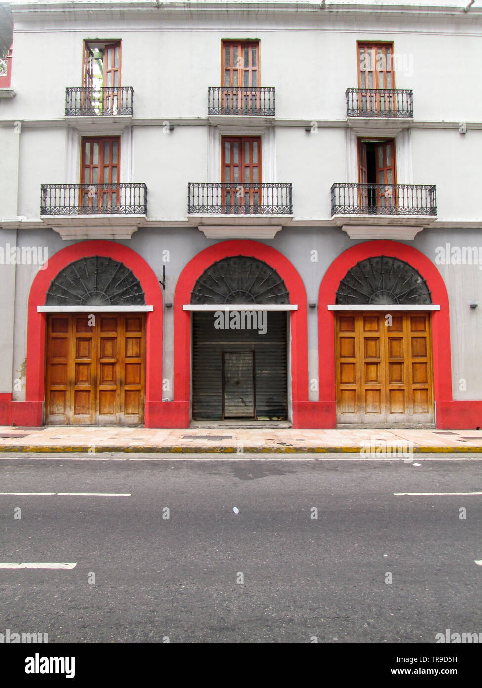 Caracas,Venezuela.Old buildings in the center of the city of Caracas ...