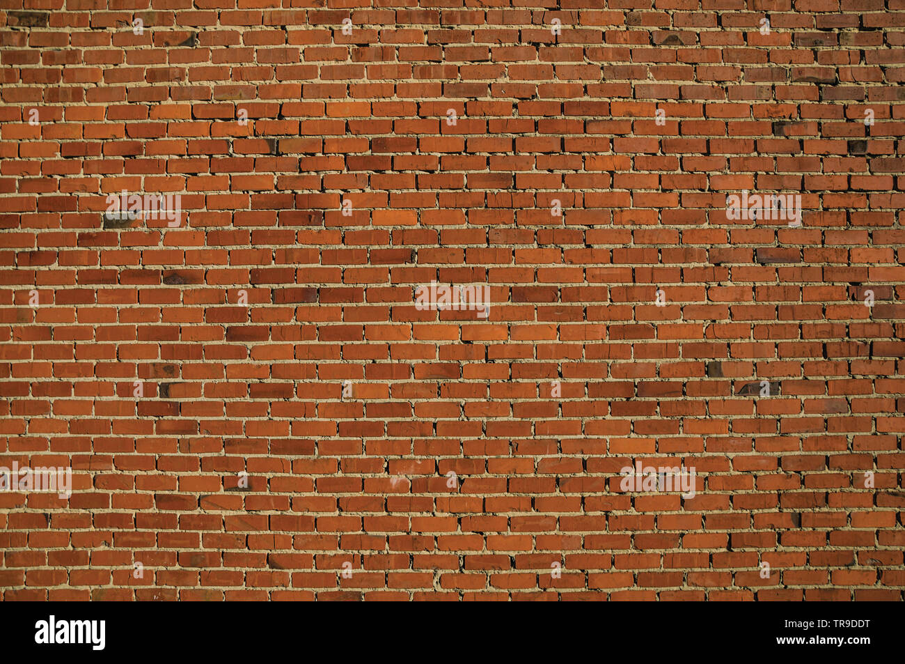 Orange brick pattern on house wall in Tielt. Charming and quiet village ...