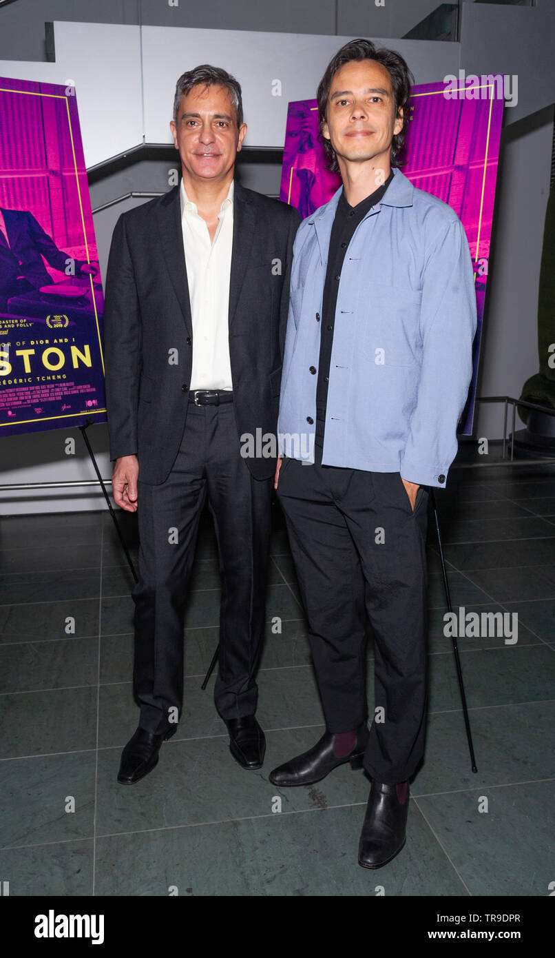 New York, NY - May 22, 2019: Roland Ballester and Frederic Tcheng ...